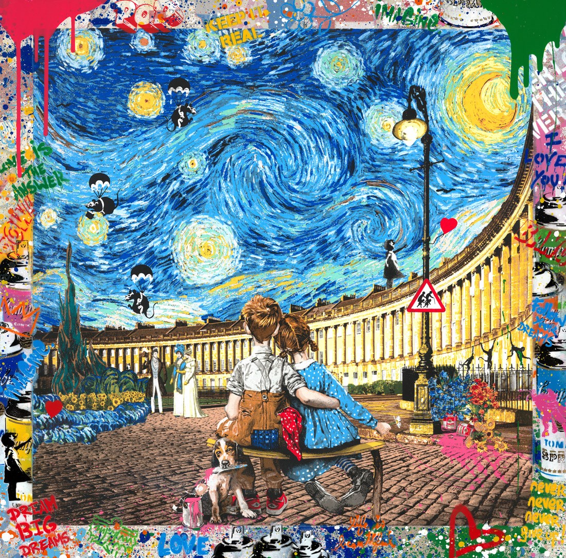 Dreaming Of A Starry Night | Mr. Brainwash – Clarendon Fine Art