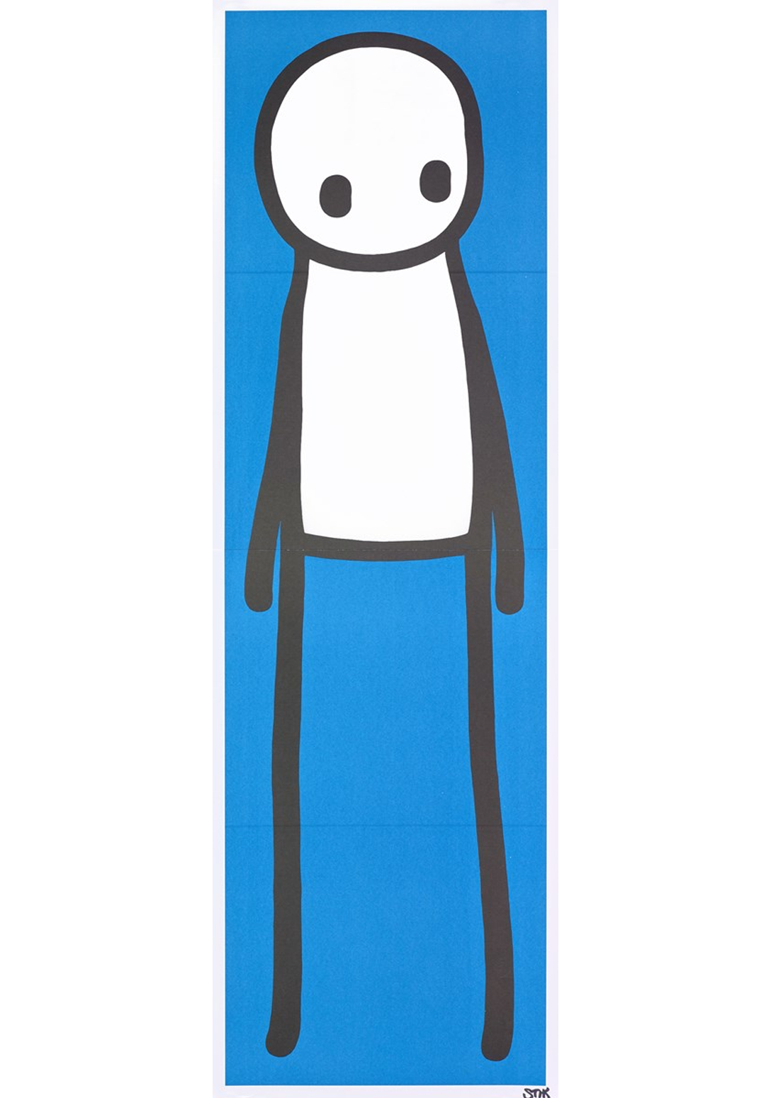Standing Figure Blue (Book) | Stik – Clarendon Fine Art