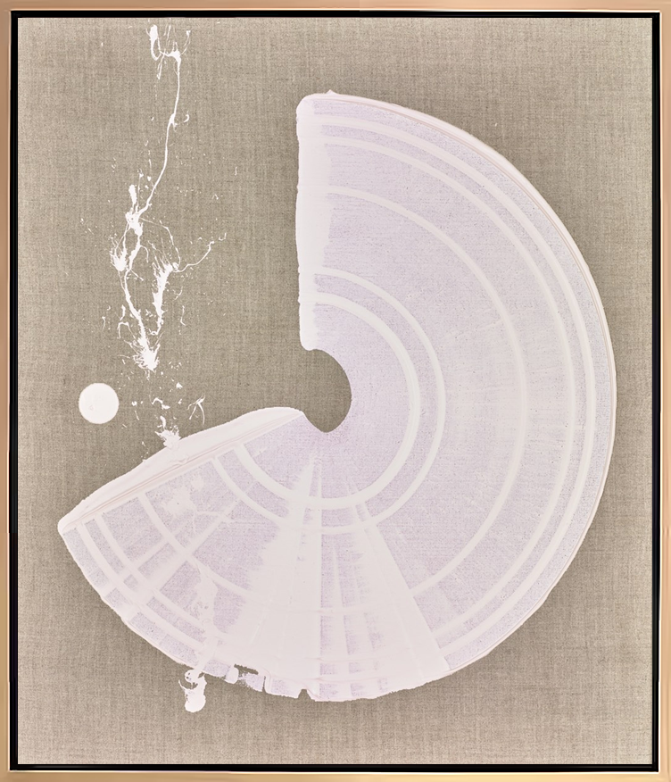 Mini Brushstroke - Cream II | Tabitha Millett – Clarendon Fine Art