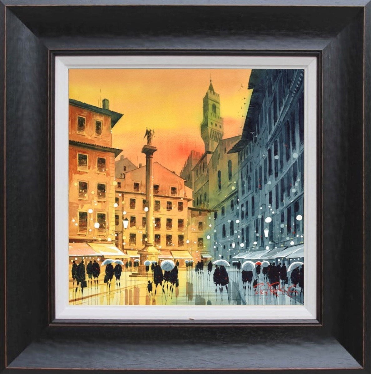 Shower In Florence, Italy | Peter J Rodgers – Clarendon Fine Art