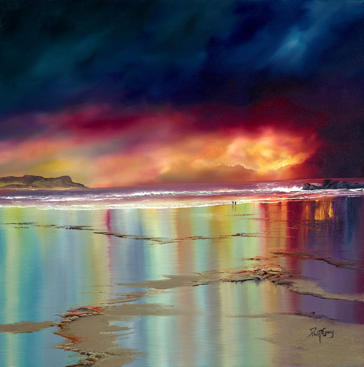 Multicoloured Sunset | Philip Gray - Clarendon Fine Art