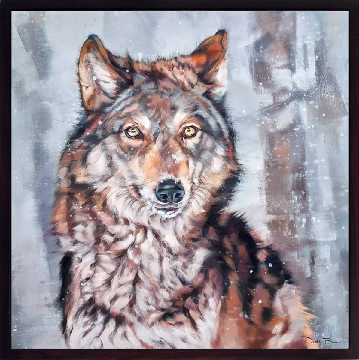 Wolf In Winter | Debbie Boon – Clarendon Fine Art