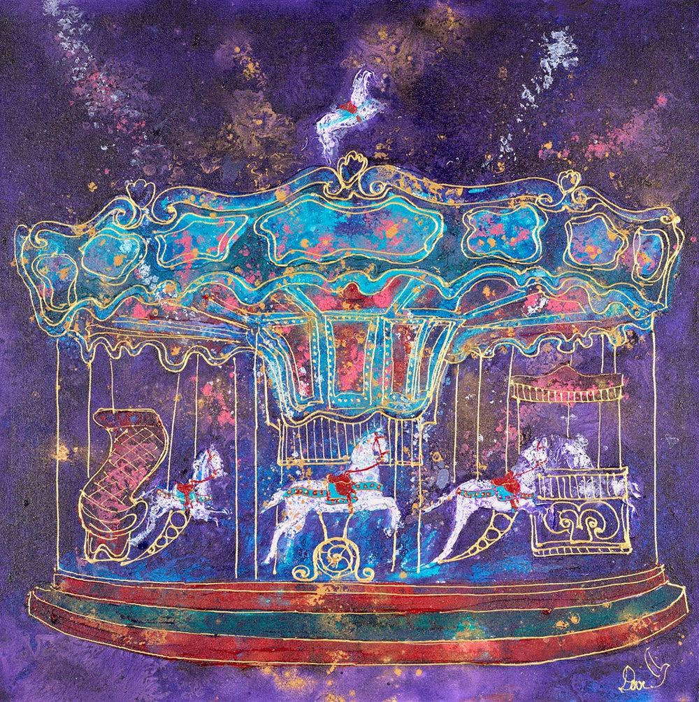 Purple Carousel | Katharine Dove - Clarendon Fine Art