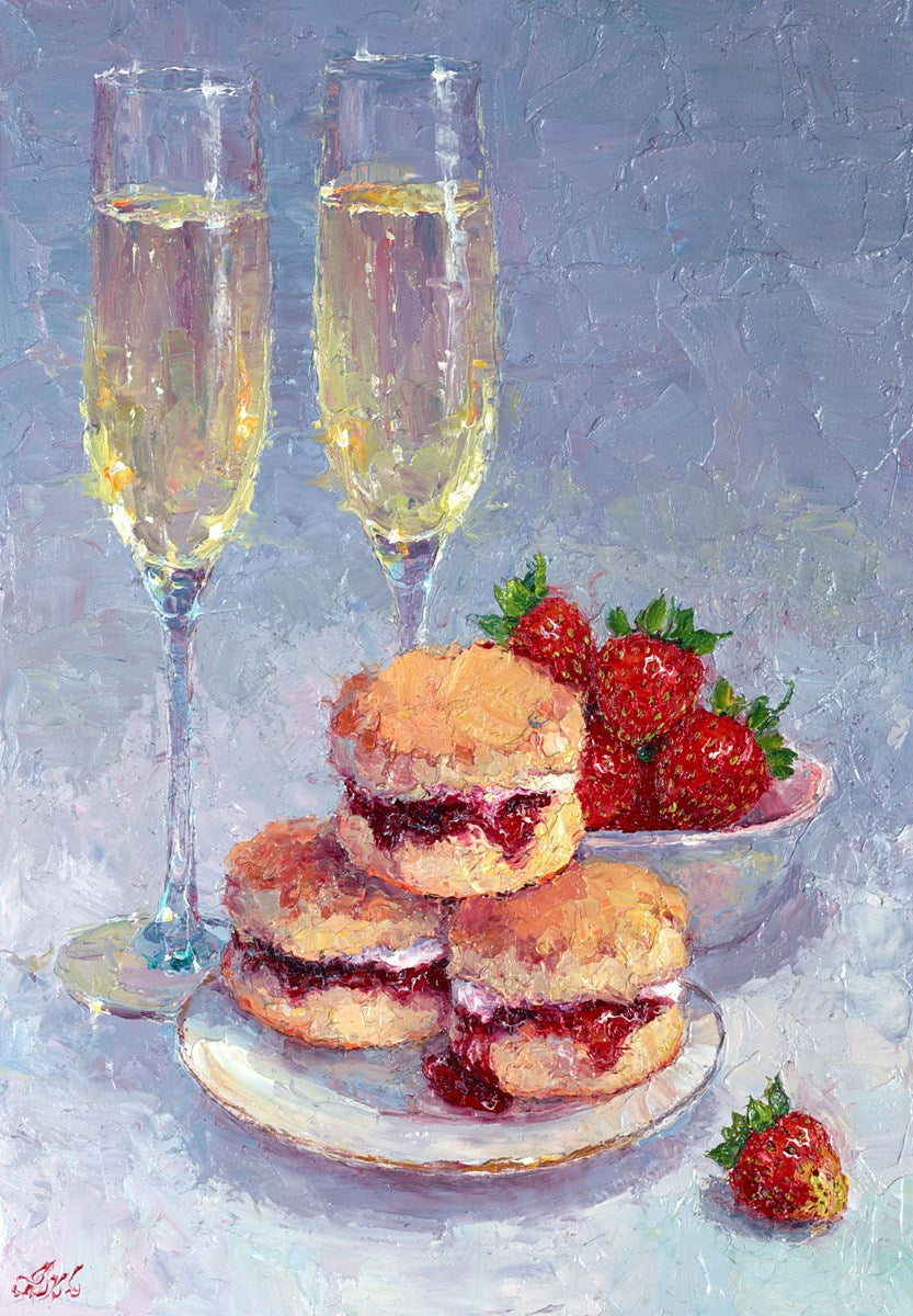 More Champagne And Scones | Lana Okiro - Clarendon Fine Art