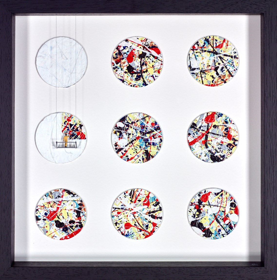 Scrubbed Out - Pollock Spots II | Roy's People - Clarendon Fine Art