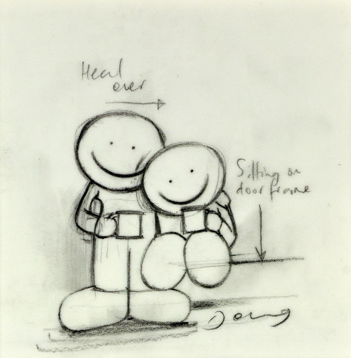 The Great Escape Sitting (Sketch) | Doug Hyde – Clarendon Fine Art