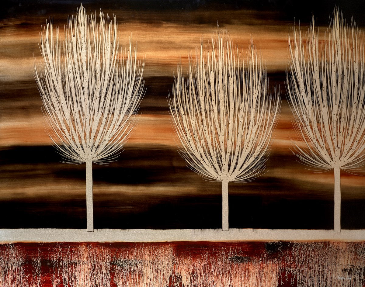 Gold Silent Grove | Nakisa Seika - Clarendon Fine Art