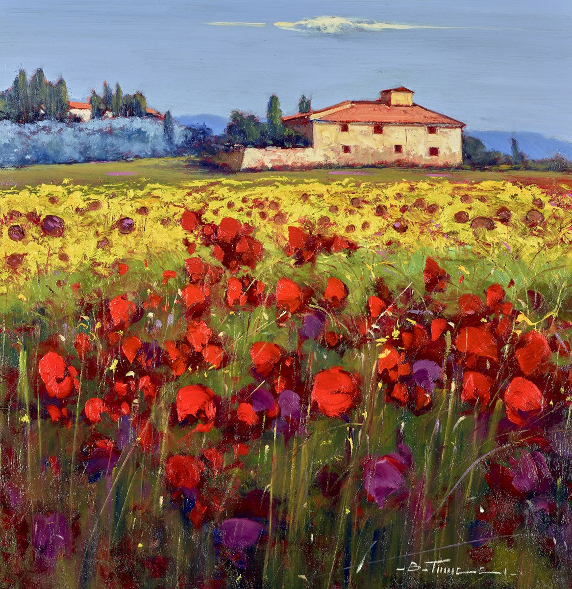 Prati Di Papavero VI | Bruno Tinucci – Clarendon Fine Art