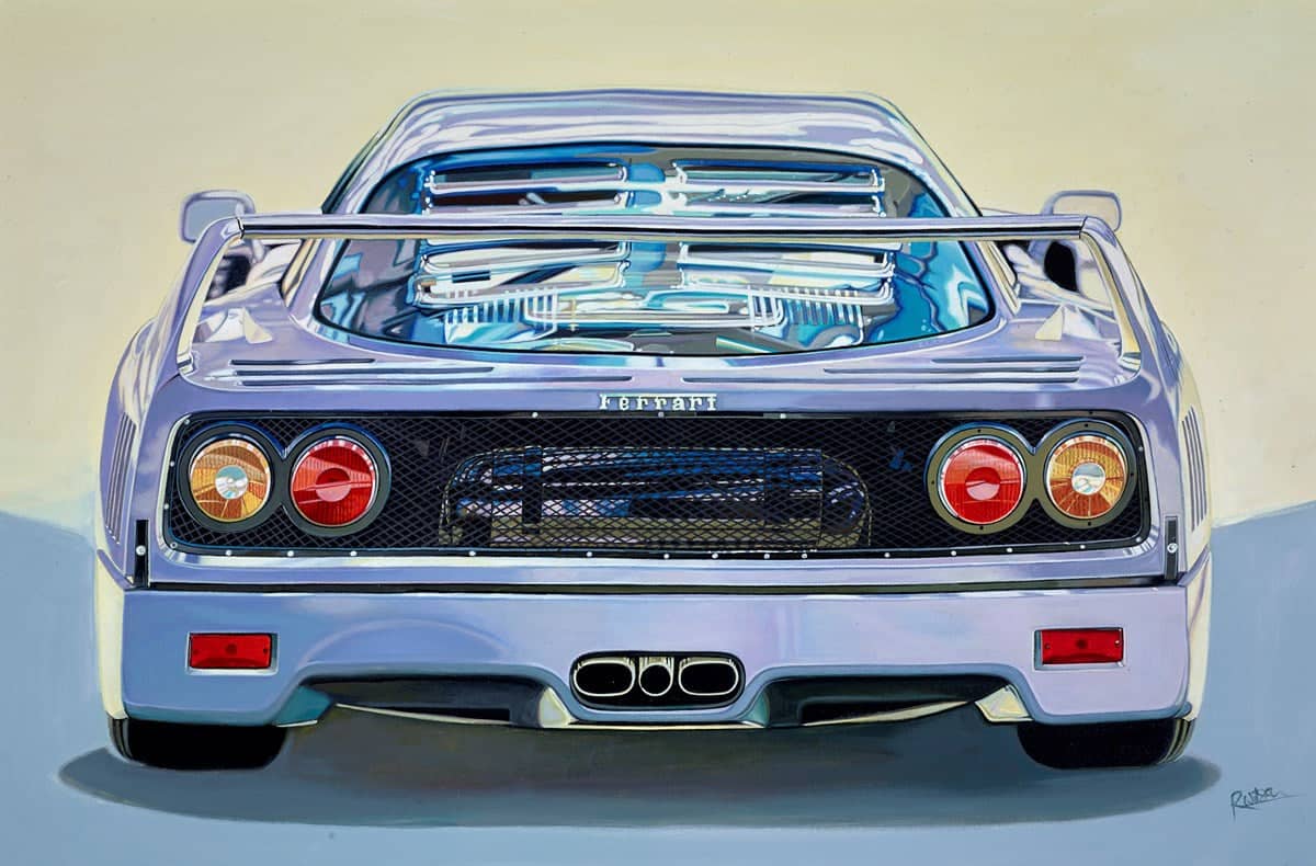 The 1988 Ferrari F40 | Roz Wilson - Clarendon Fine Art