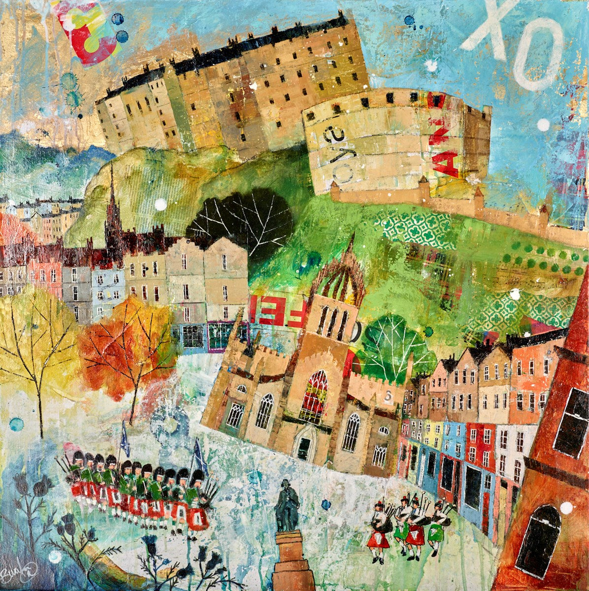 Edinburgh Castle | Richard Burel – Clarendon Fine Art