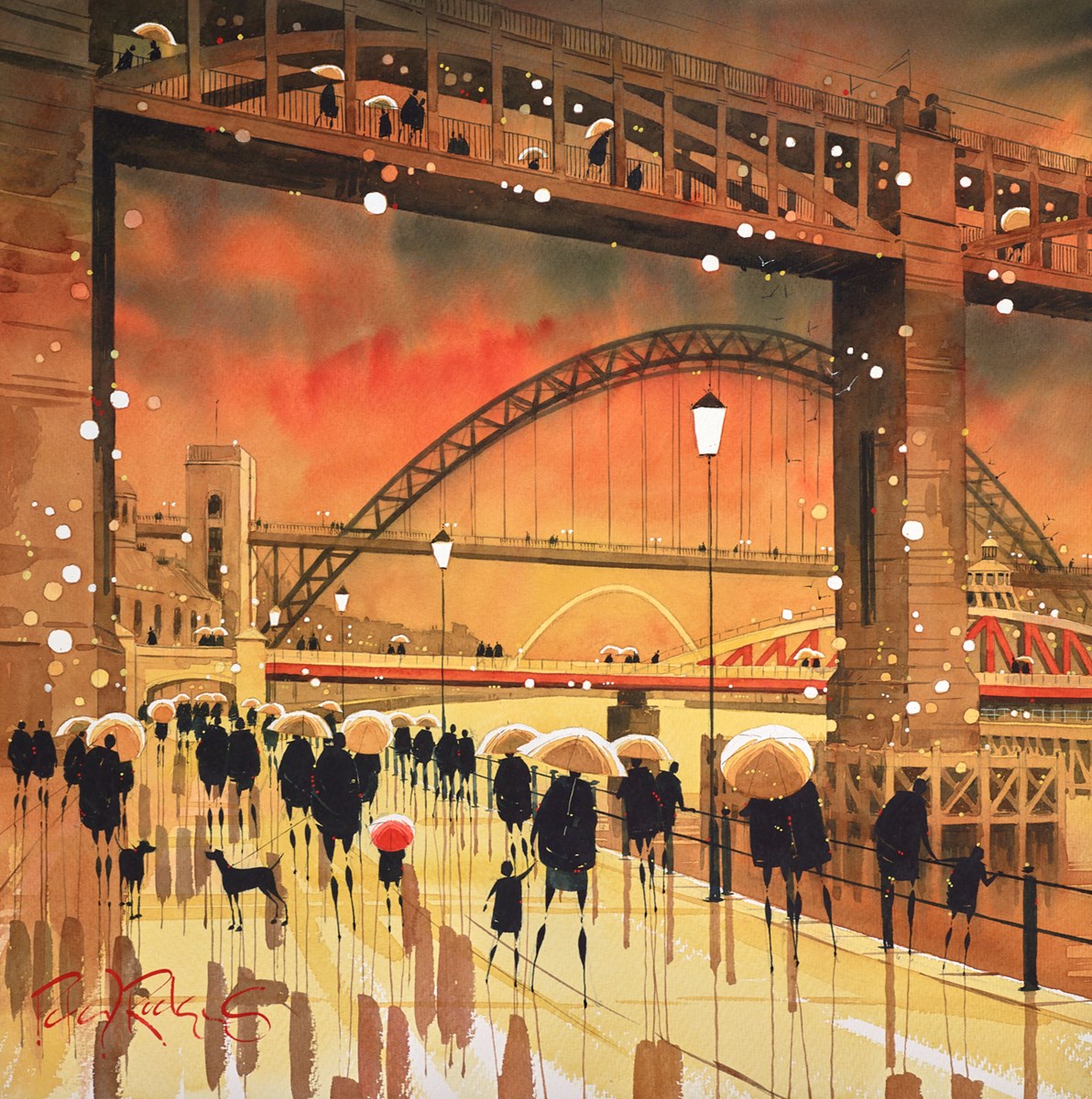 Four Bridges Newcastle | Peter J Rodgers - Clarendon Fine Art