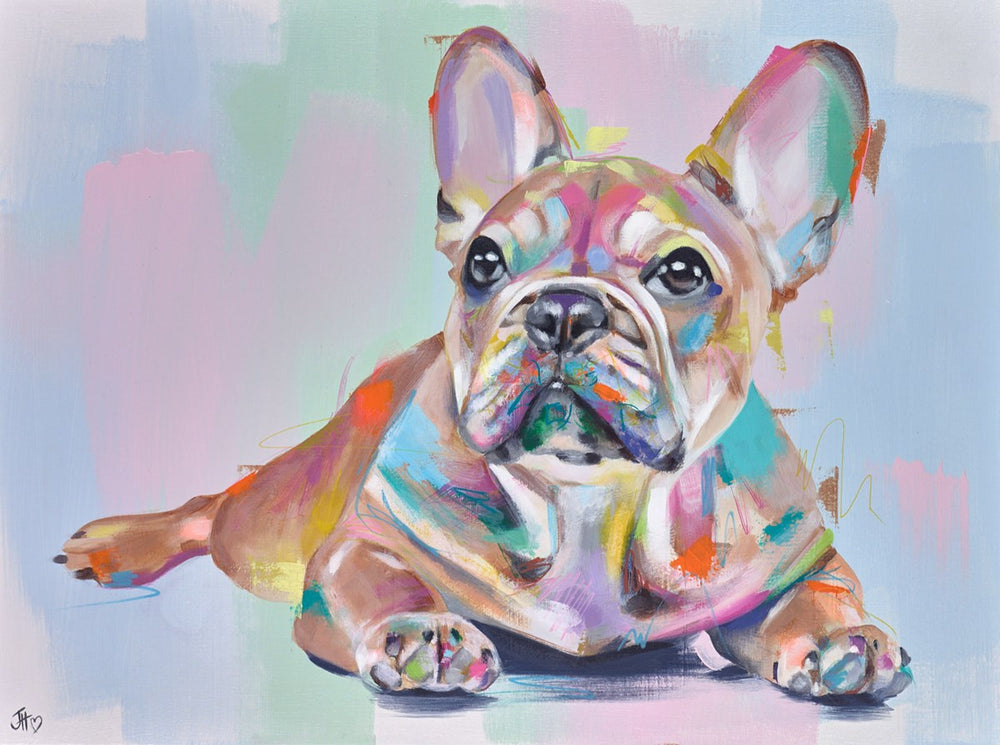 Frenchie Affection | Jennifer Hogwood – Clarendon Fine Art