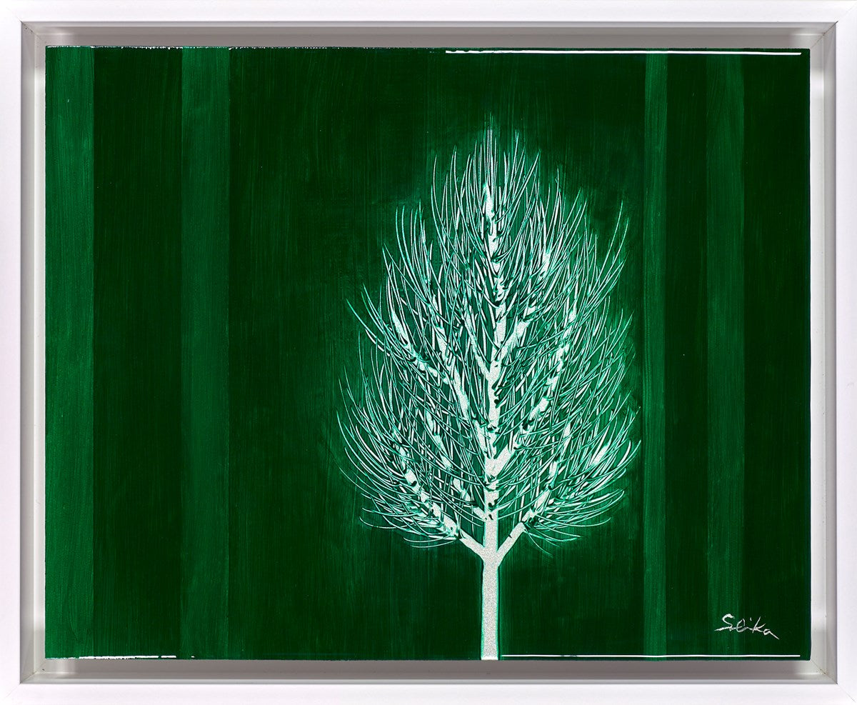Silent Grove- Green II | Nakisa Seika - Clarendon Fine Art