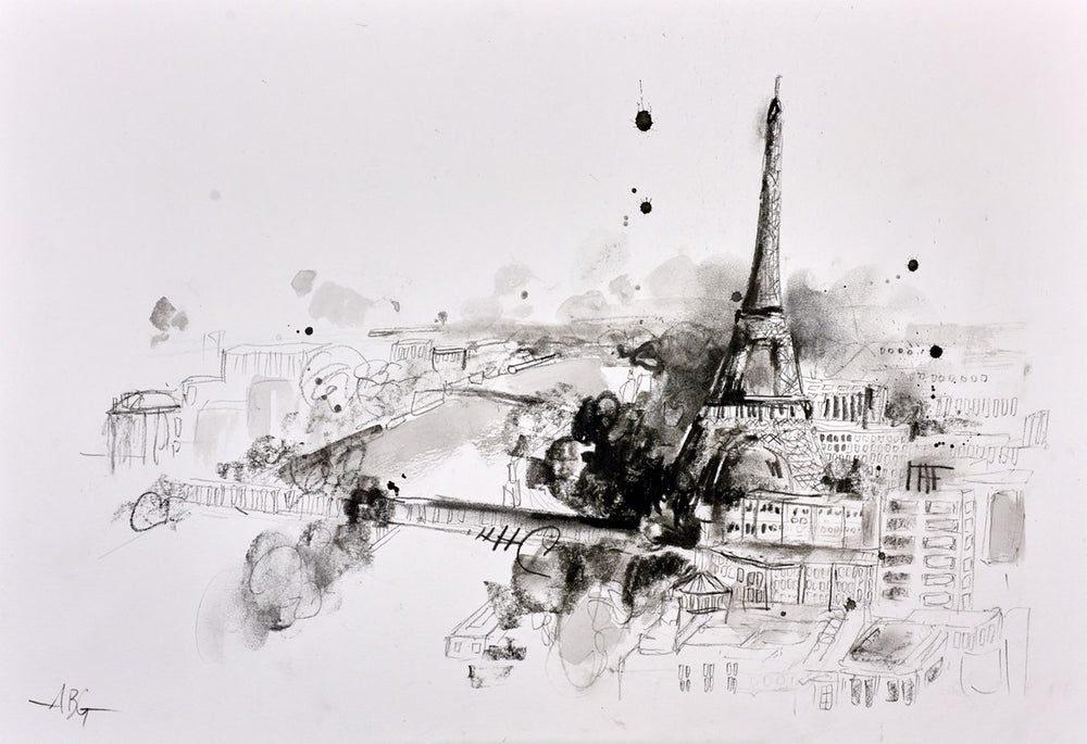 Eiffel Tower (Sketch) | Anna Gammans – Clarendon Fine Art