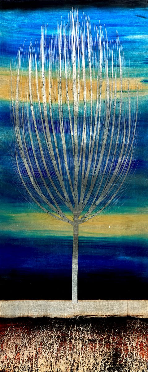 Blue And Yellow Silent Grove | Nakisa Seika - Clarendon Fine Art