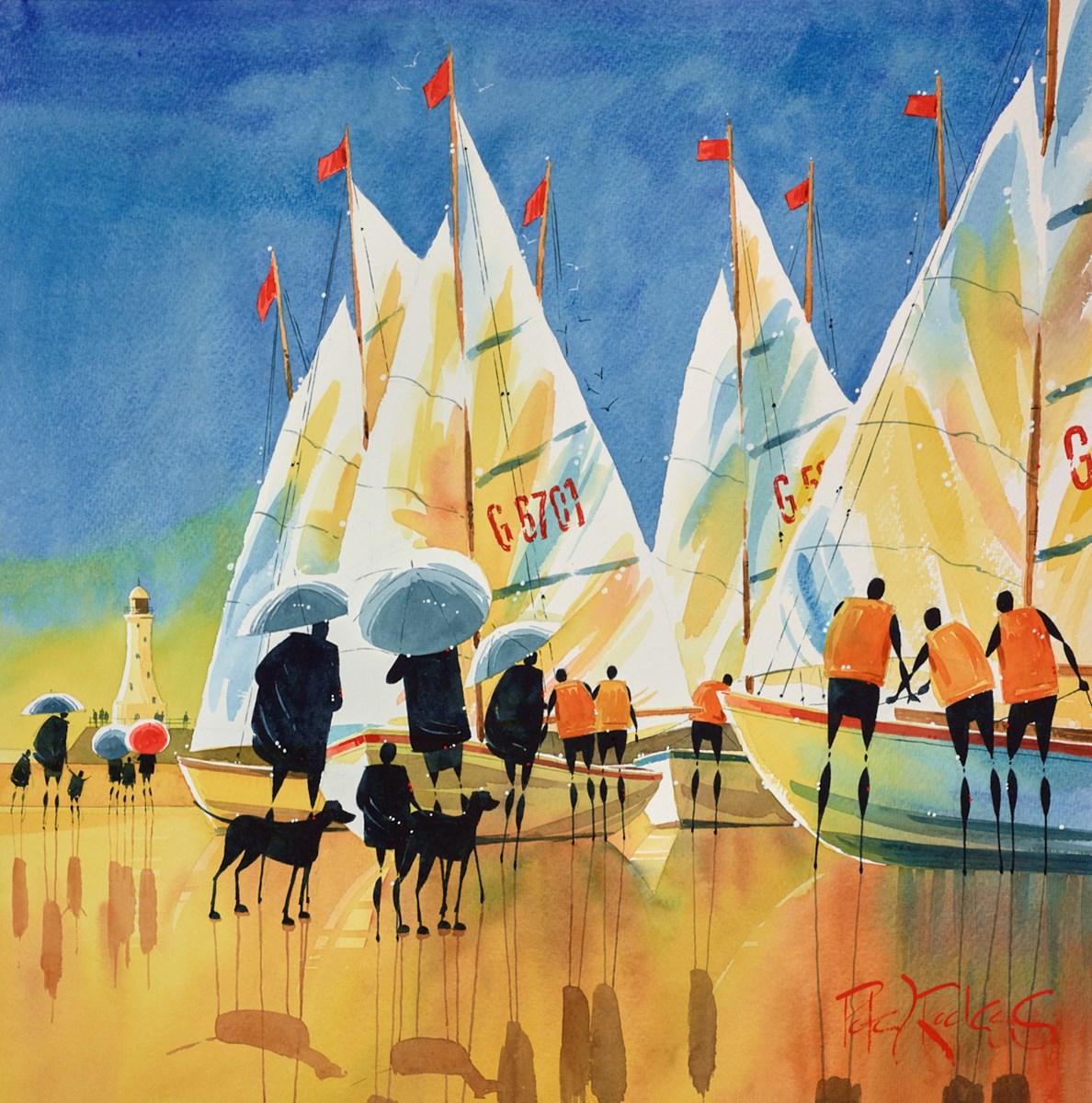 Regatta | Peter J Rodgers - Clarendon Fine Art