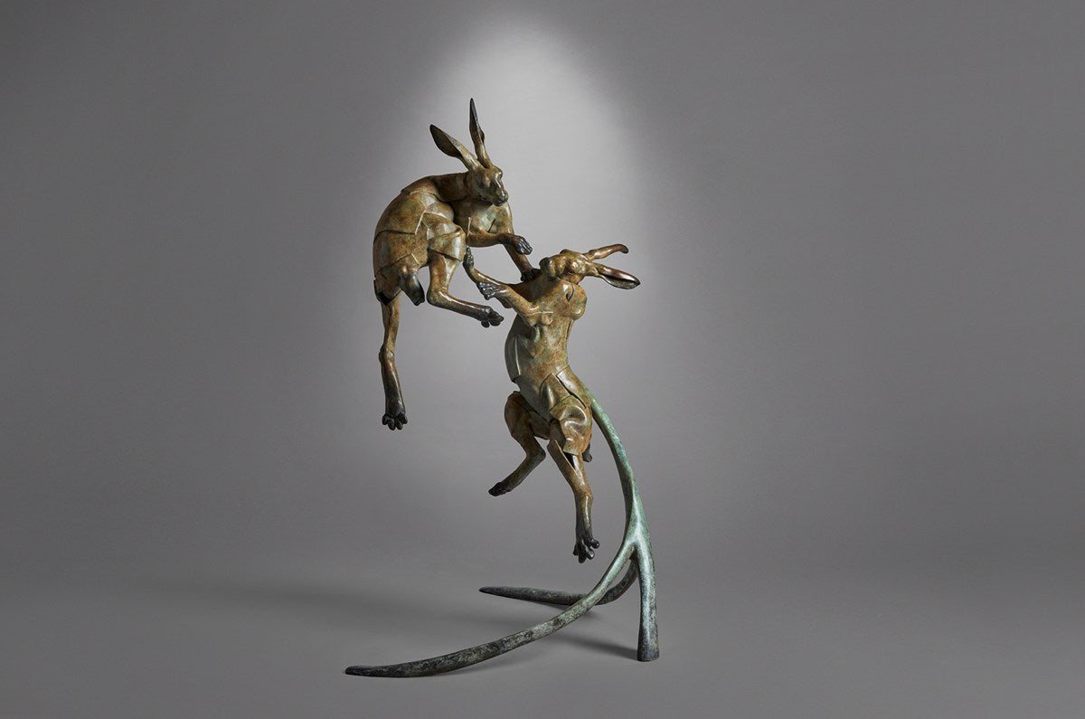Boxing Hares | Fred Gordon - Clarendon Fine Art
