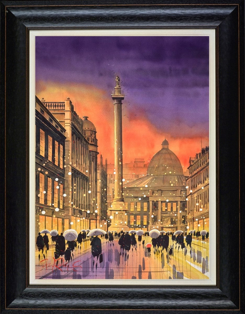 Evening Lights- Newcastle | Peter J Rodgers - Clarendon Fine Art
