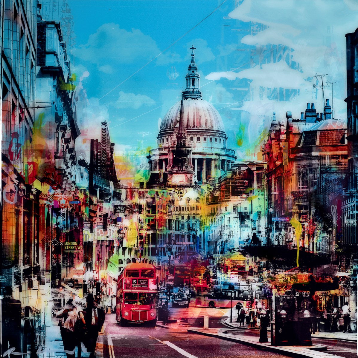Blue Traffic | Paco Raphael - Clarendon Fine Art