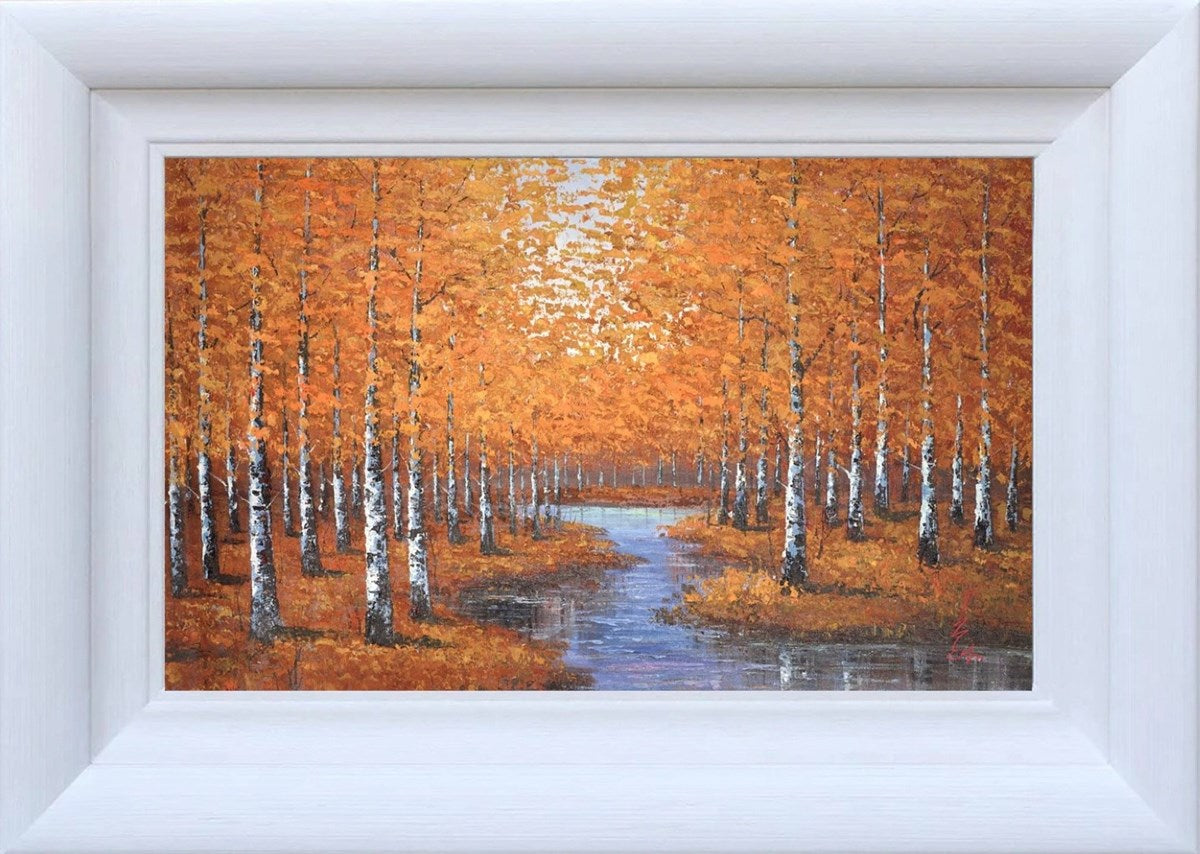 A Golden Forest Stream | Inam - Clarendon Fine Art