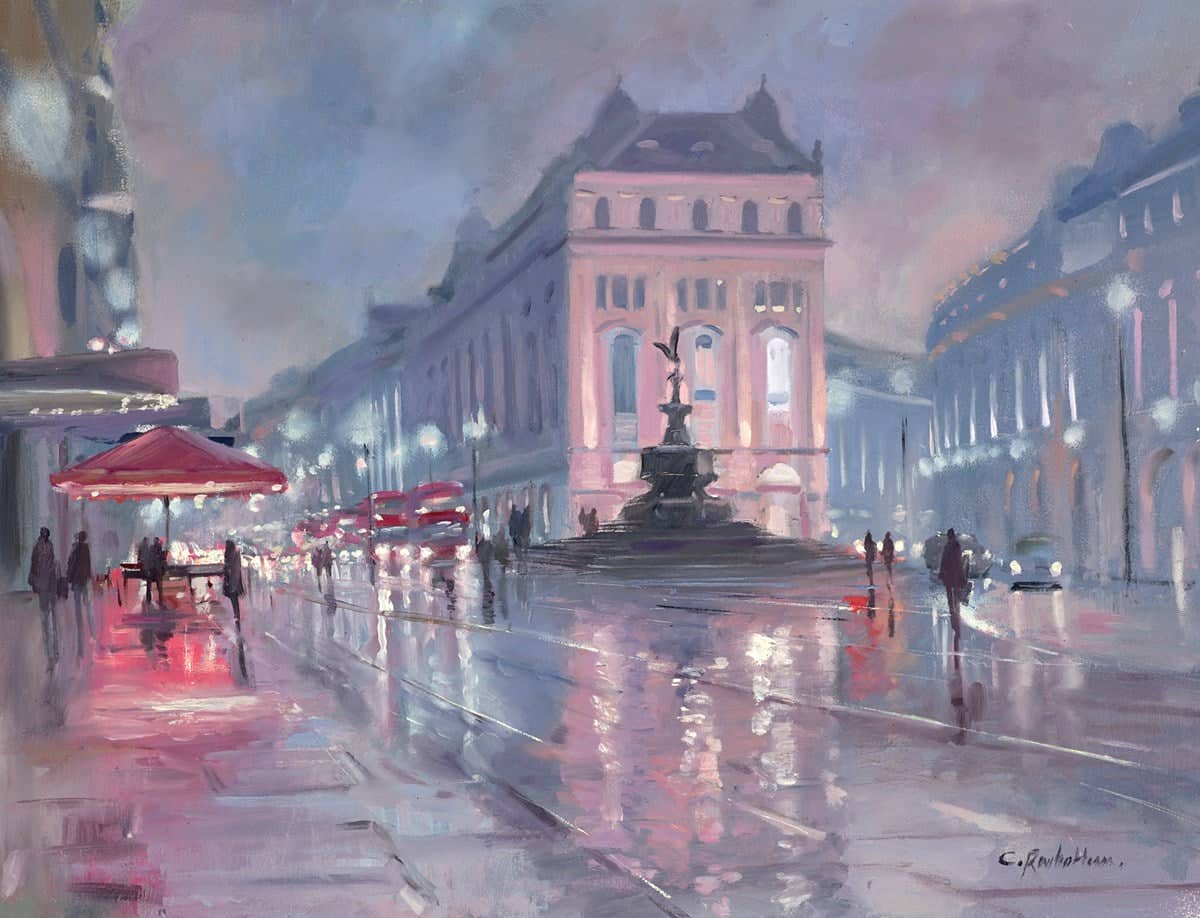 Piccadilly Lights | Charles Rowbotham - Clarendon Fine Art