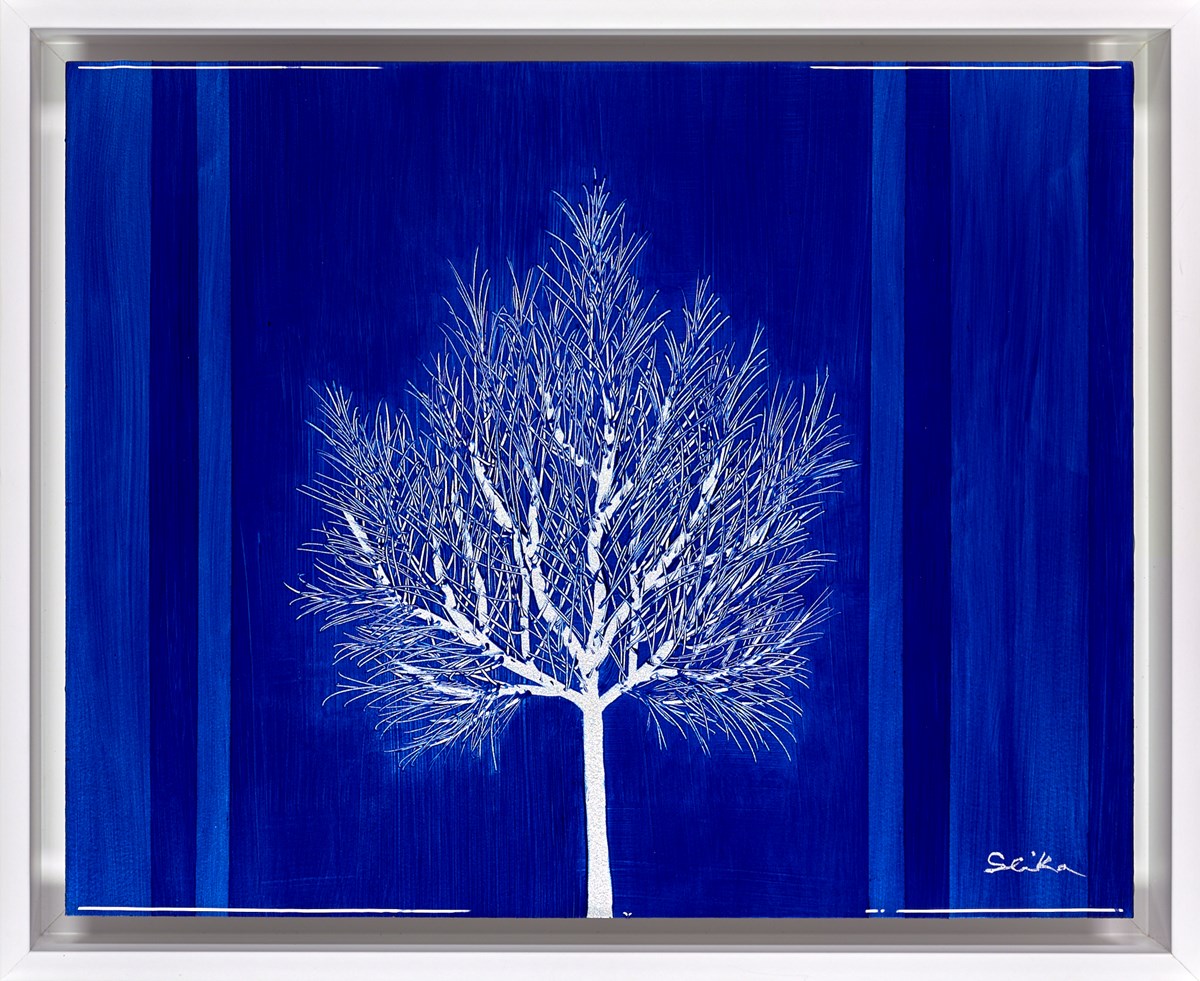 Silent Grove- Blue II | Nakisa Seika - Clarendon Fine Art