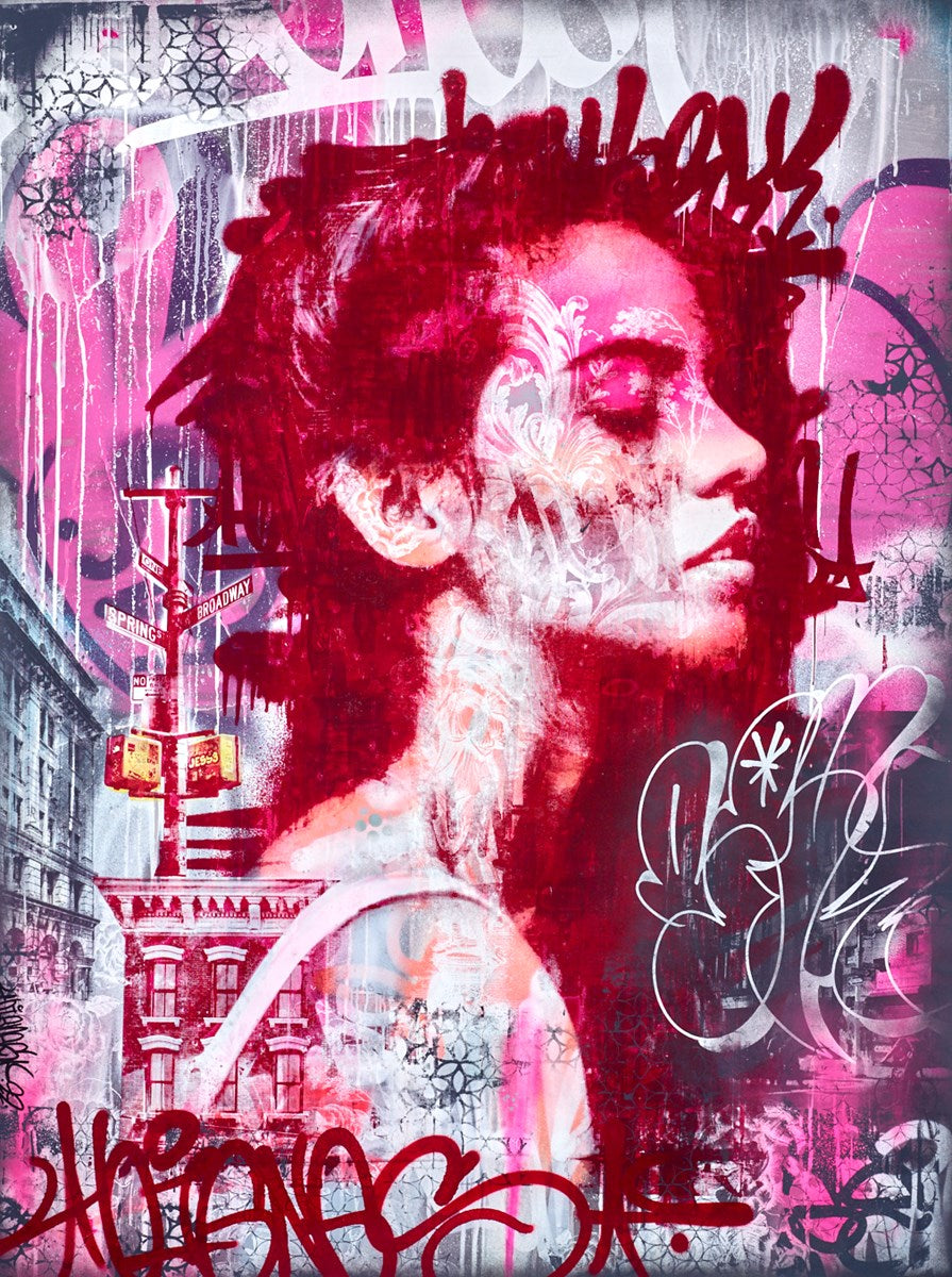 Spring Street (Raspberry Red) | 2022 | BNS - Clarendon Fine Art