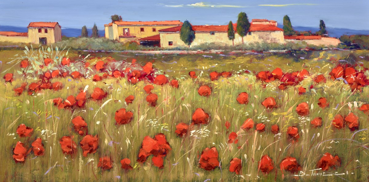 Campi Di Rosso | Bruno Tinucci – Clarendon Fine Art