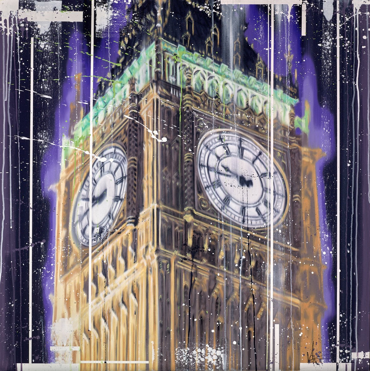 Queen Elizabeth Tower At Night | Kris Hardy – Clarendon Fine Art