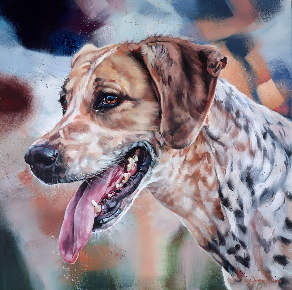 Happy Hound | Debbie Boon - Clarendon Fine Art