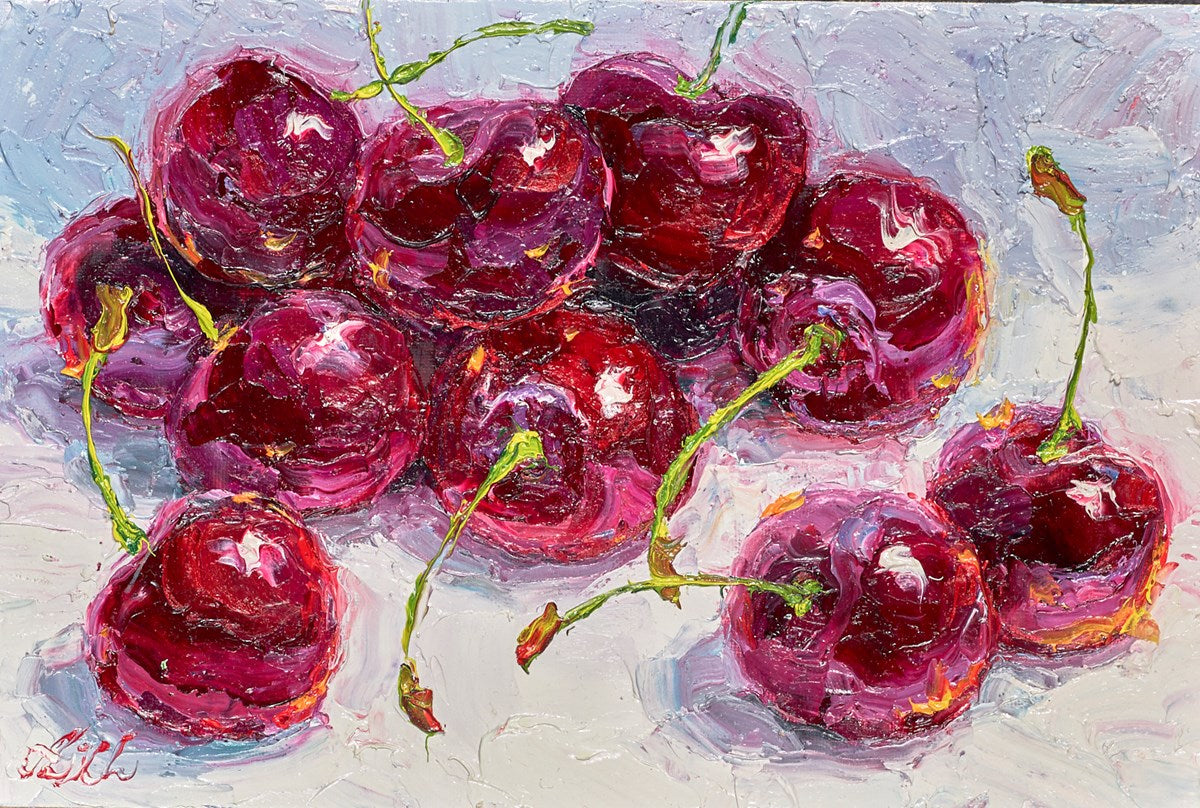 Cherries VIII | Lana Okiro – Clarendon Fine Art