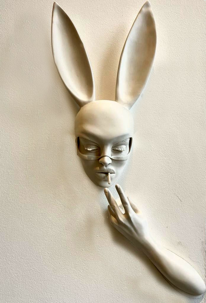 Mischief Sculpture, Edition Of 35, White | Mila Alexander - Clarendon ...