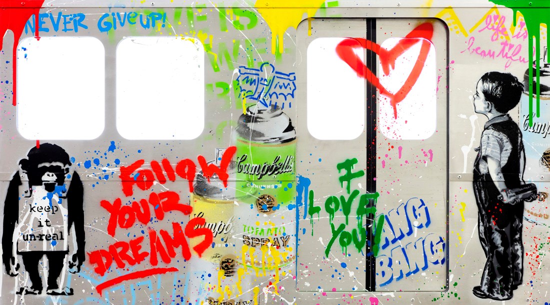 Subway Panel | Mr. Brainwash – Clarendon Fine Art
