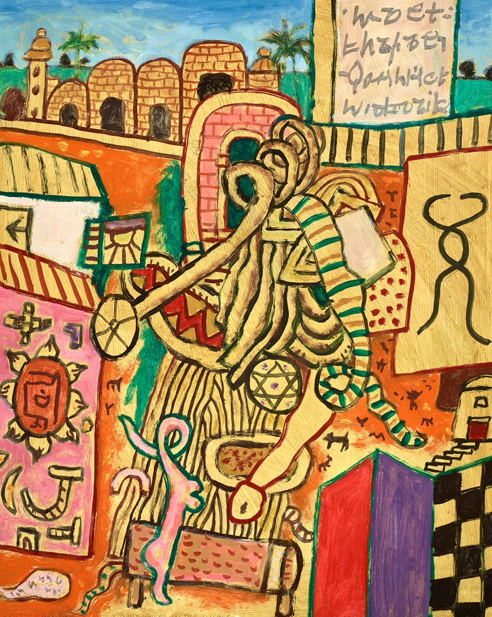 Cosmic Force In The Village | Alan Davie – Clarendon Fine Art