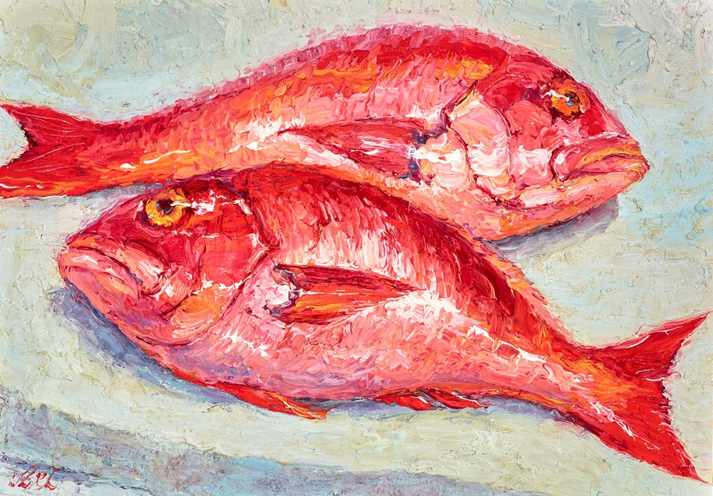 Red Snappers III | Lana Okiro – Clarendon Fine Art