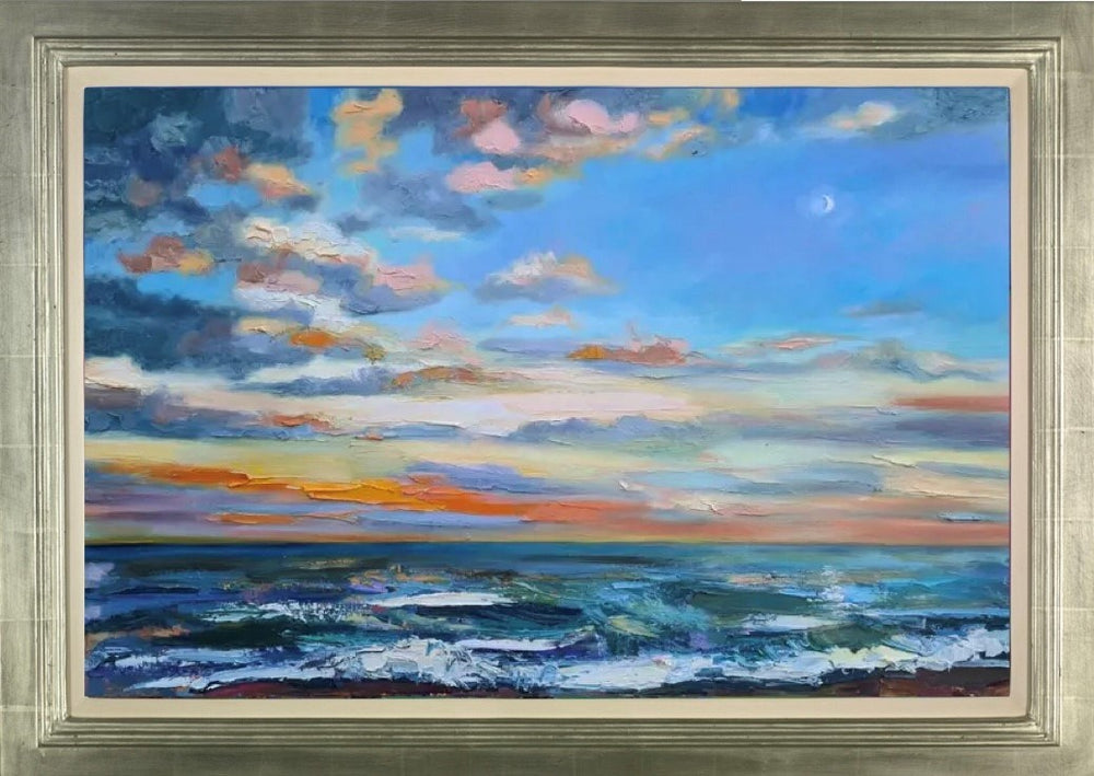 Moon Over The Sea | Judith Bridgland – Clarendon Fine Art