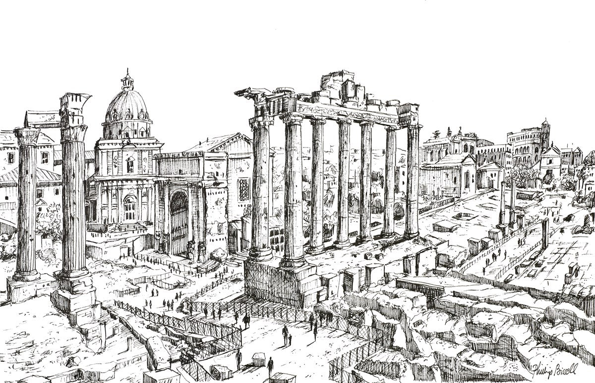 Roman Forum | Phillip Bissell – Clarendon Fine Art