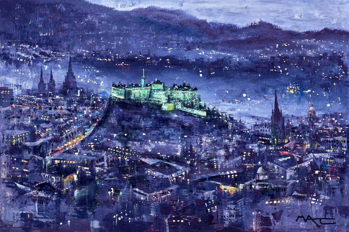 Castle On The Rock, Edinburgh | Mark Curryer – Clarendon Fine Art