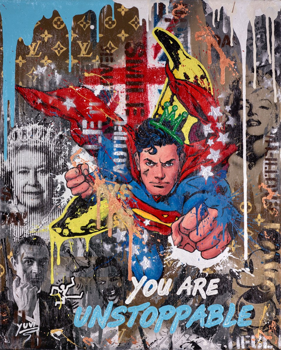 You Are Unstoppable - Superman | Yuvi - Clarendon Fine Art