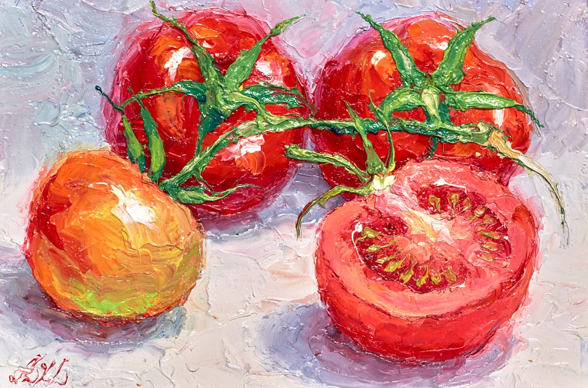 Tomato Painting Farm Fresh Tomatoes Sign Farm Life Decor Tomato Wall